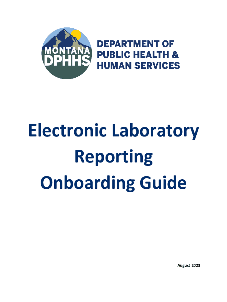 Fillable Online dphhs mt Montana Electronic Laboratory Reporting ...