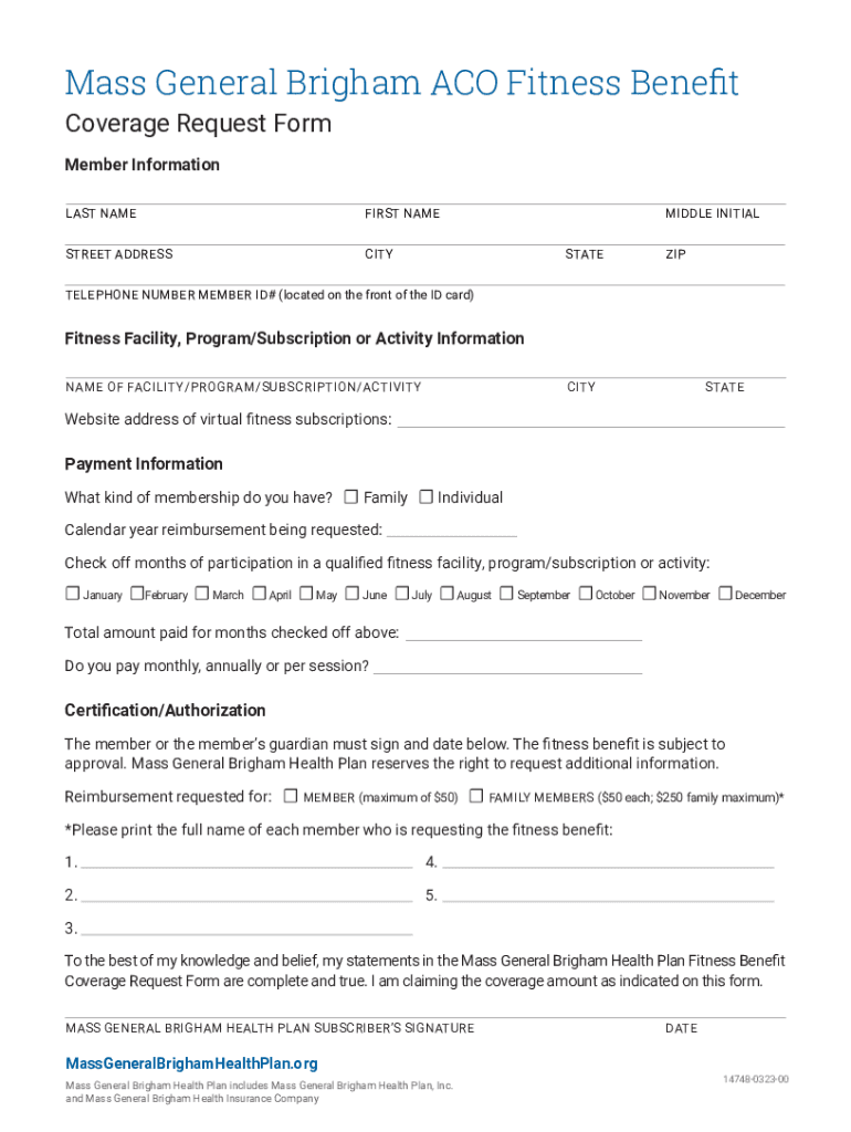 Fillable Online Mass General Brigham ACO Fax Email Print - pdfFiller