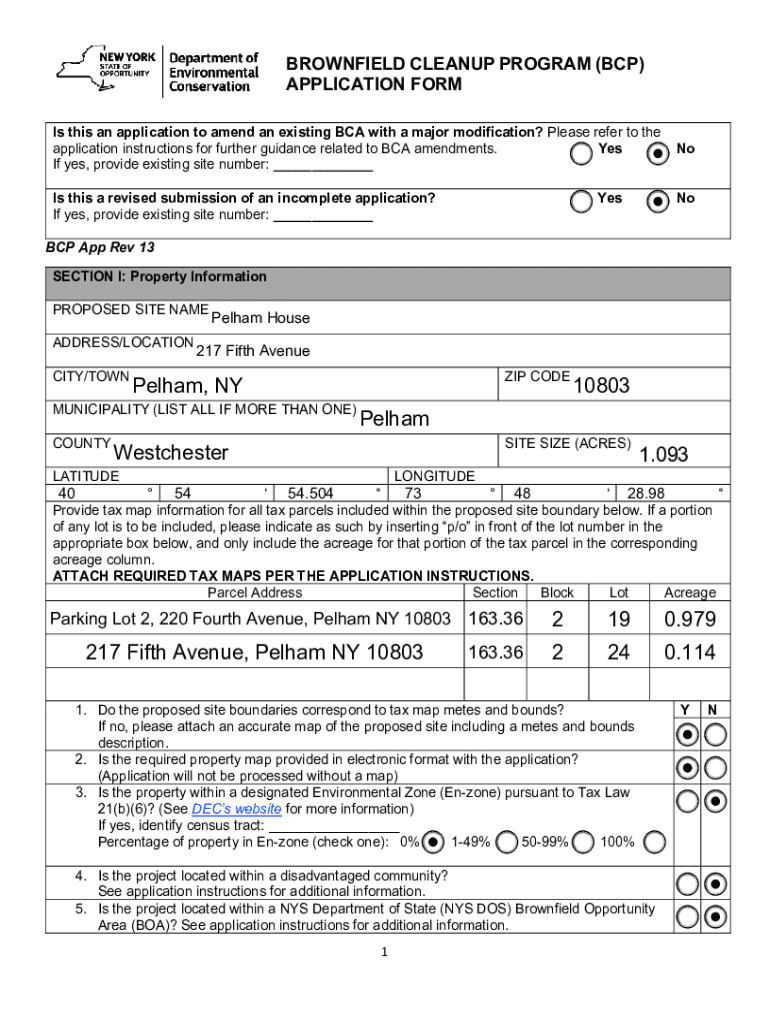 Fillable Online Revisions to Draft Brownfield Cleanup Program Guide Fax Email Print - pdfFiller