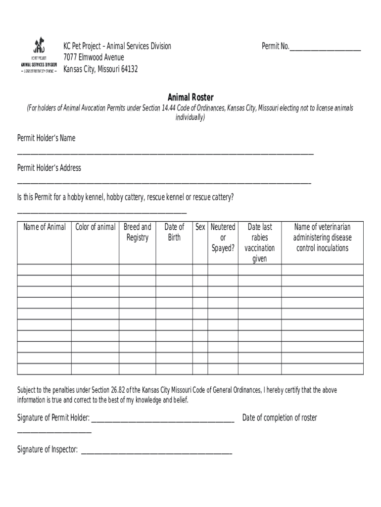 KC Pet Project Dog Adoption Guide - Kansas City Doc Template | pdfFiller