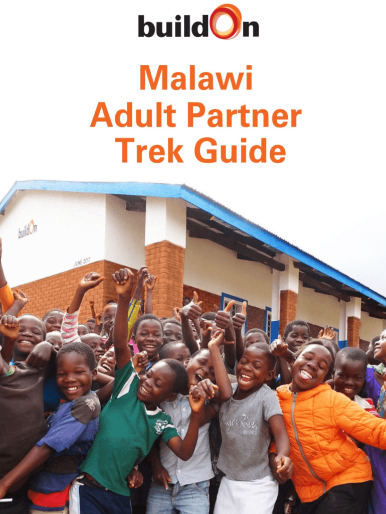 Fillable Online buildOn Trek for Knowledge: a lifechanging opportunity ...