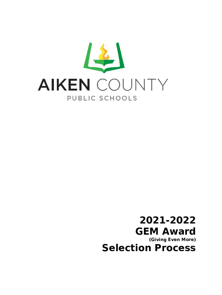 GEM Award Nomination myEOLNCCU Doc Template | pdfFiller