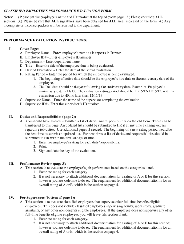 Fillable Online Employee Evaluation Form (Free PDF Template)CocoDoc Fax ...