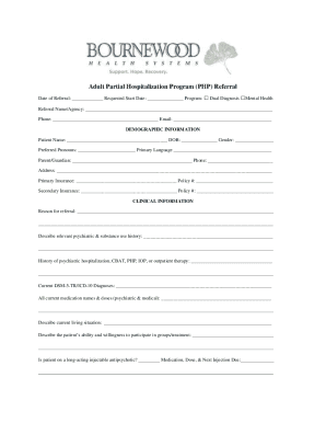 Fillable Online partial-hospitalization-program-referral-form.pdf Fax ...