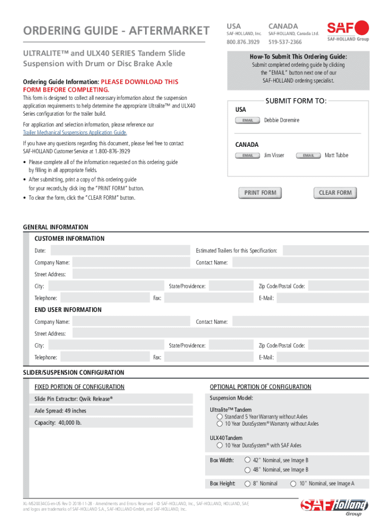 Fillable Online SAF P89 Disc Brakes - SAF Air Disc Brakes Service Parts Fax Email Print - pdfFiller