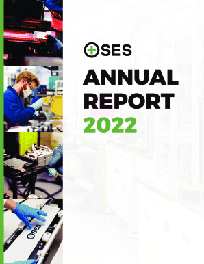 Fillable Online 2022 SES Glossy Annual Report.pdf. Form 10-K filed on 2023-03-16 for the period ...