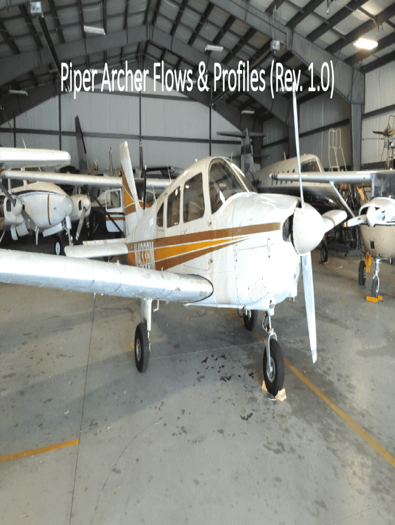 Fillable Online Piper Archer Flows & Profiles (Rev. 1.0) Fax Email ...