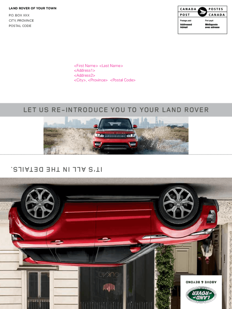 Fillable Online Land Rover Vehicle Request Form in Lake Bluff, IL Fax ...