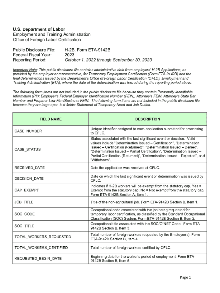 Fillable Online DOL Foreign Labor Application Gateway (FLAG) System ...