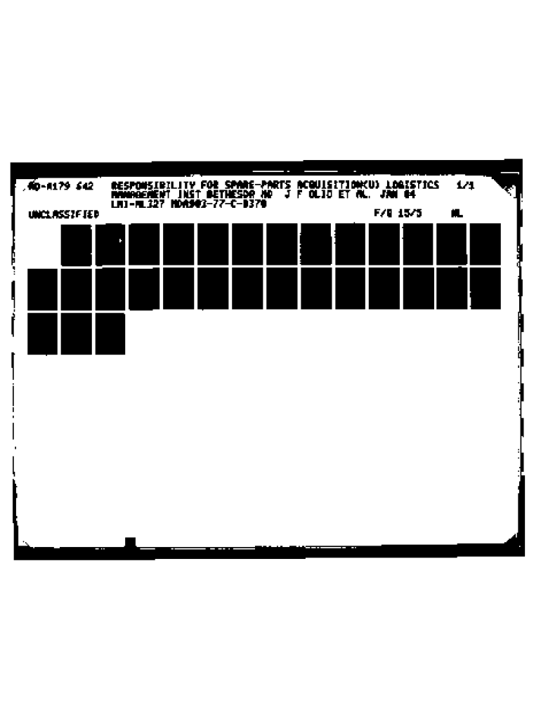 Fillable Online Responsibility for Spare-Parts Acquisition ...