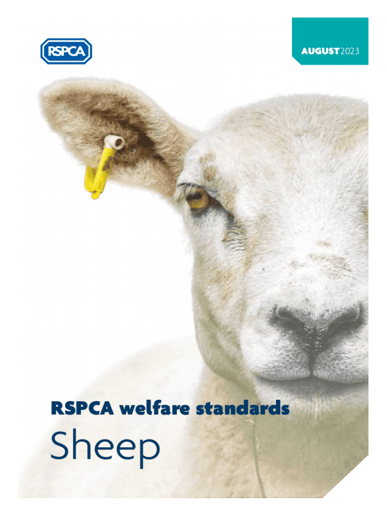 Fillable Online RSPCA Assured's Higher Welfare Farm Animal Standards ...