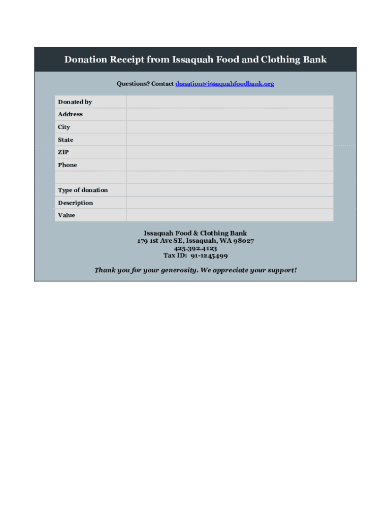 Fillable Online Get a Receipt for Your Donated Clothing and Textile ...
