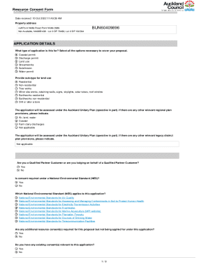 Fillable Online Resource Consent - Tree Works Fax Email Print - pdfFiller