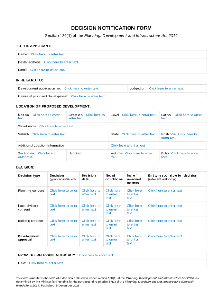 Decision Notification (DNF) template - version 5 (8 ... Doc Template ...