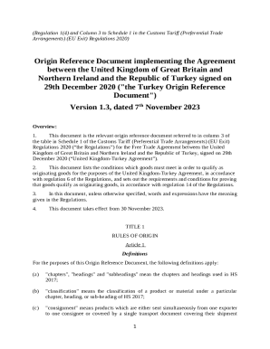 Reference Documents for The Customs Tariff (Preferential ... Doc ...