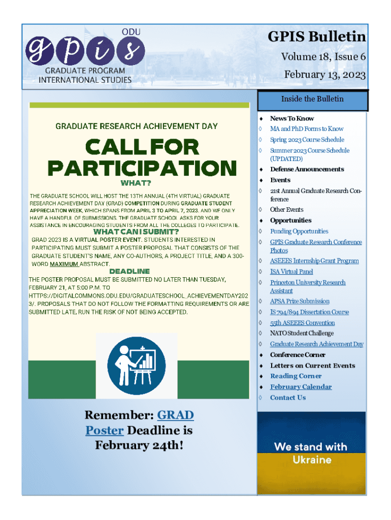 Fillable Online GPIS Bulletin, Volume 18, Issue 6. GPIS Bulletin ...
