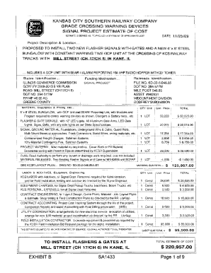 Fillable Online grade crossing warning devices Fax Email Print - pdfFiller