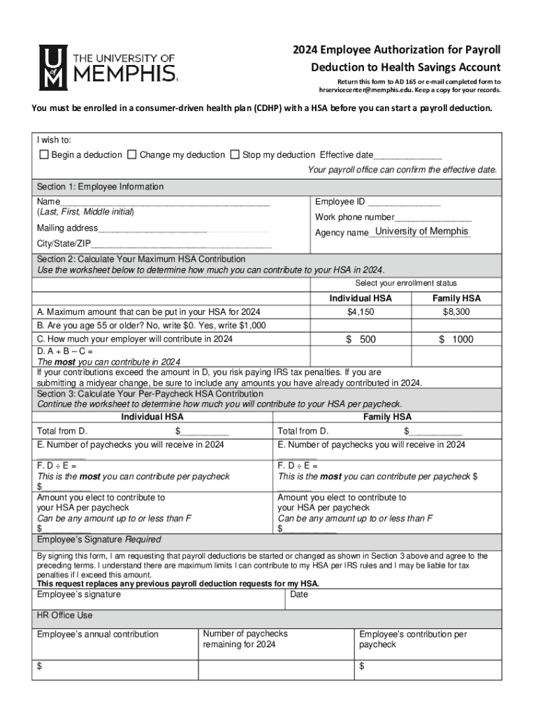 Fillable Online blank-hsa-payroll-deduction-form.pdf Fax Email Print ...