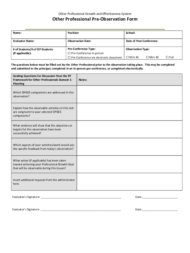 Fillable Online Professional-Growth Effectiveness Teacher System for Fax Email Print - pdfFiller