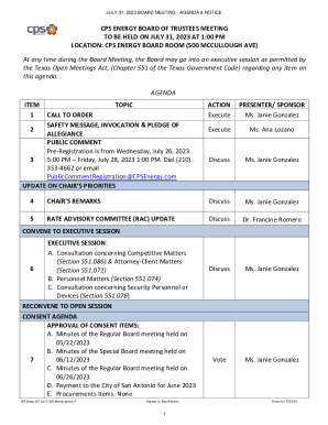 Fillable Online cps energy board members Fax Email Print - pdfFiller