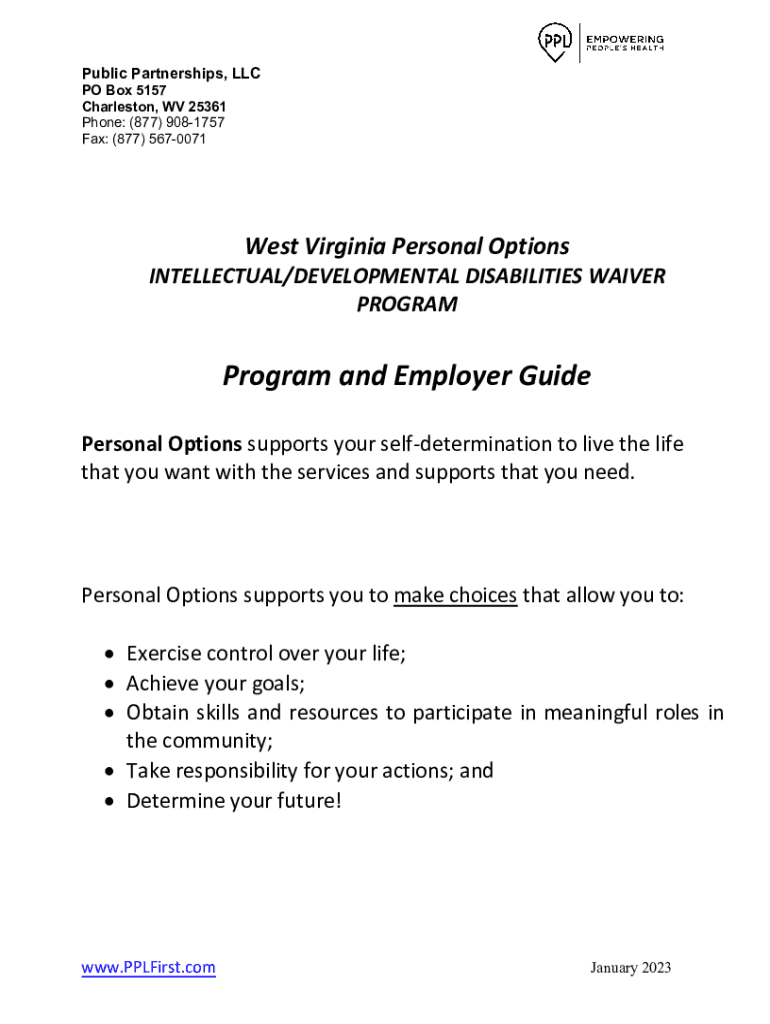 Fillable Online Program and Employer Guide Fax Email Print - pdfFiller