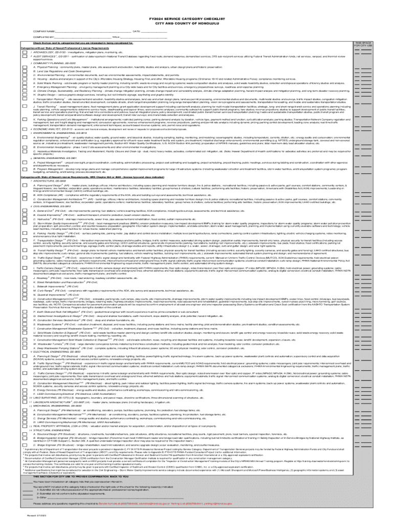Fillable Online Construction Site BMPs Inspection Checklist For CCH ...