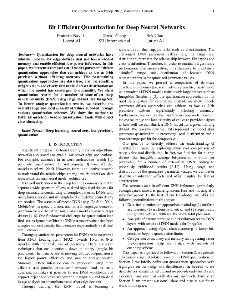 Fillable Online The 5th EMC2 - Energy Efficient Training and Inference ...
