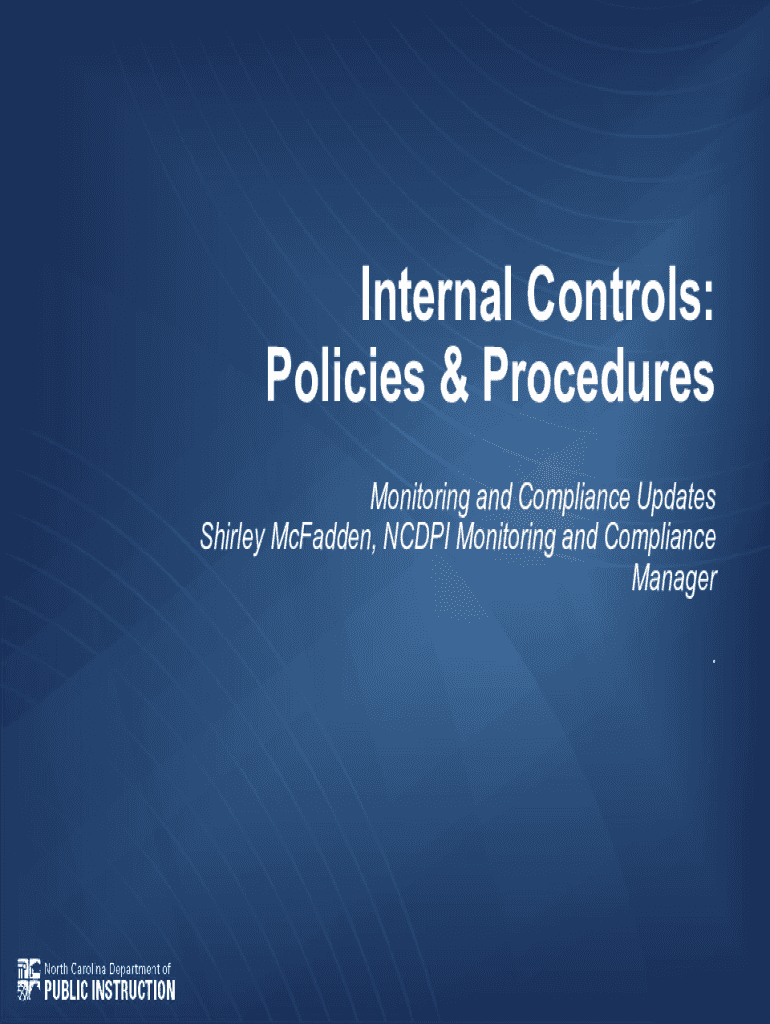 Fillable Online Internal Controls and Separation of Duties Guide Sheet ...