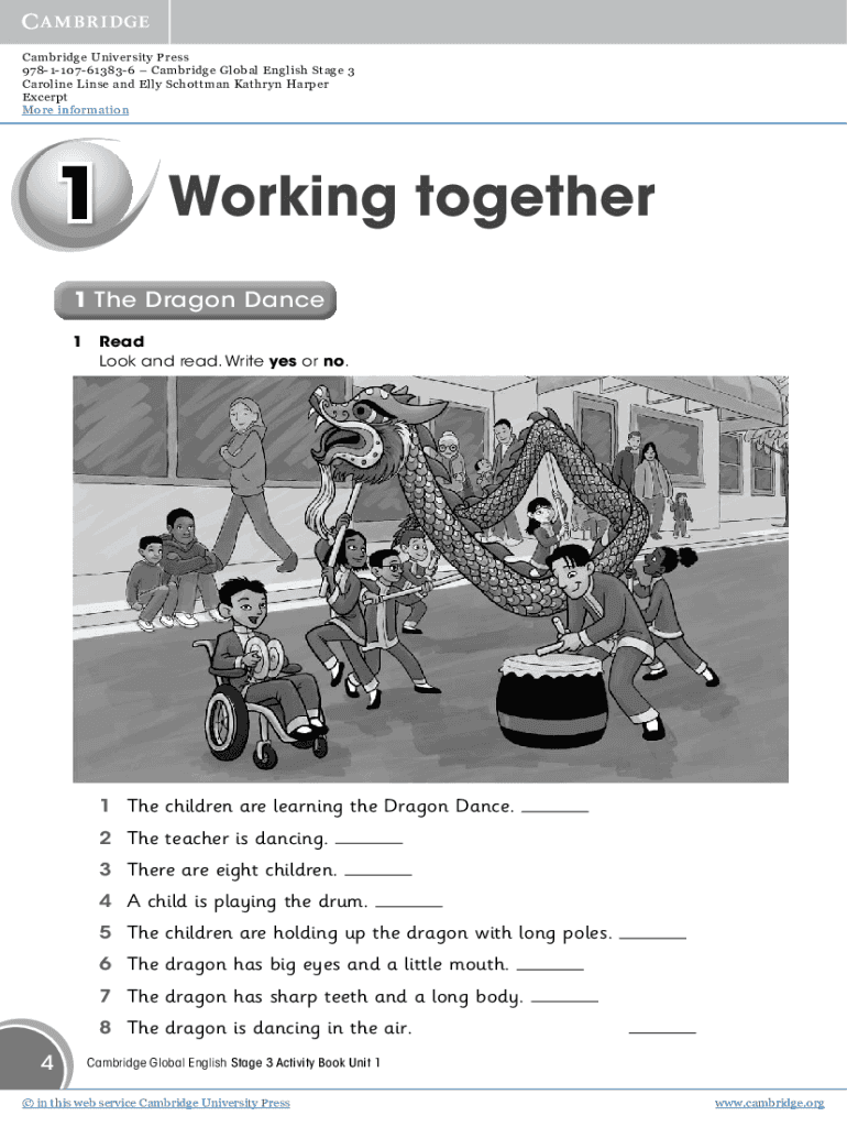 Fillable Online Cambridge Global English Stage 3 Activity Book Fax ...
