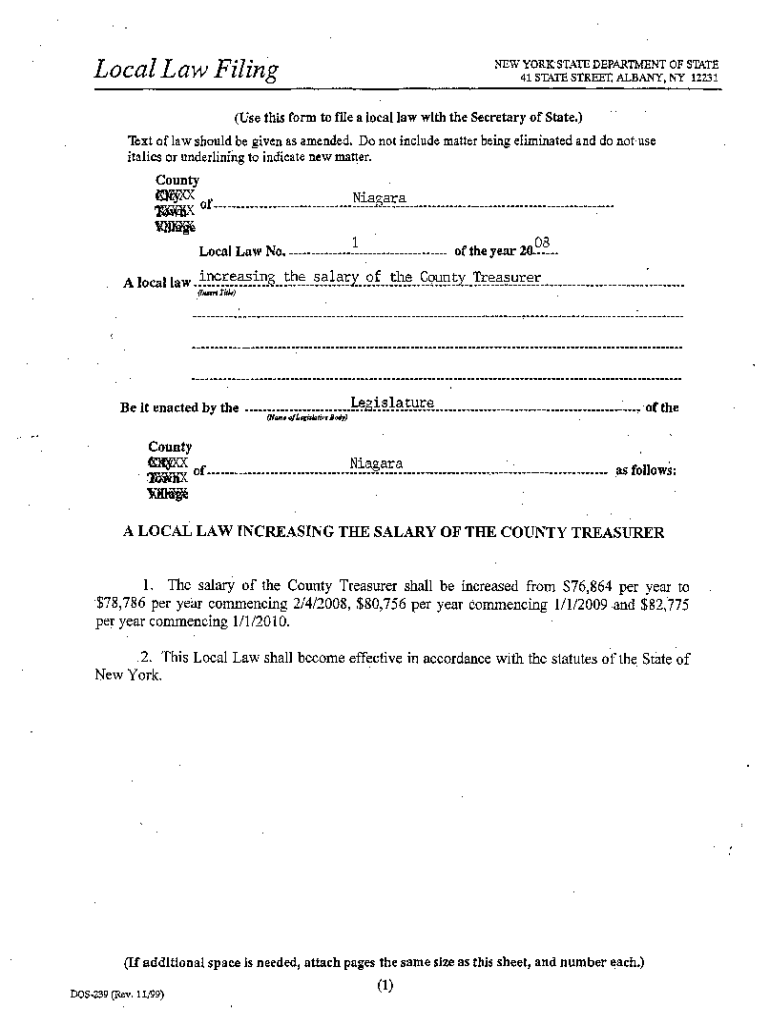 Fillable Online Local Laws by Year Fax Email Print - pdfFiller