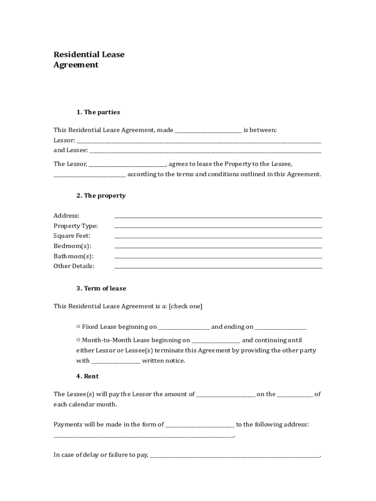 Fillable Online New-jersey-standard-lease-agreement-template Fax Email Print - pdfFiller