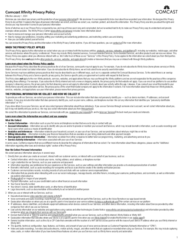 Fillable Online Xfinity hack affects nearly 36 million customers. Here ...