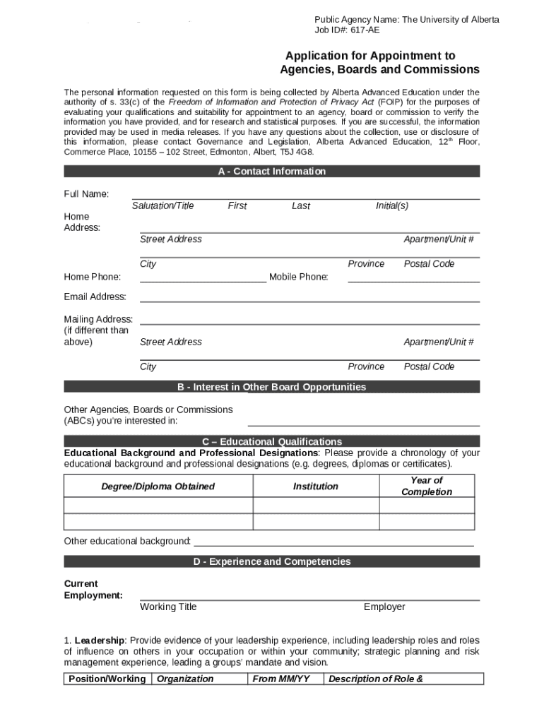 RSA 2000, c F-25Freedom of Ination and Protection ... Doc Template ...