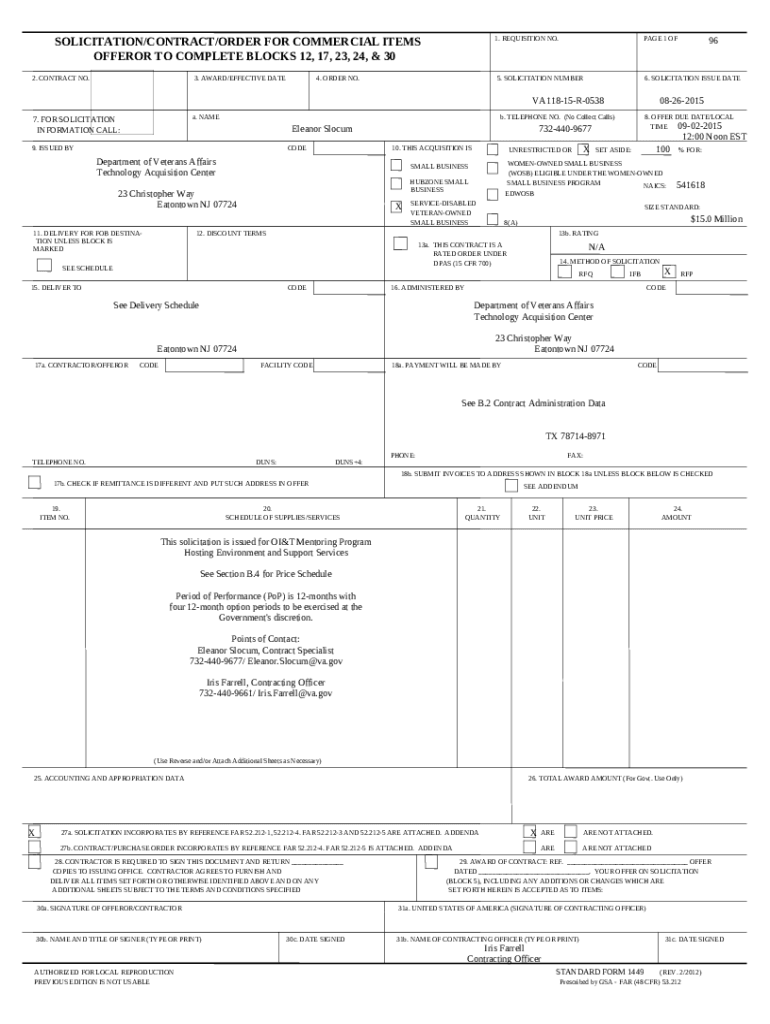 5PERFROMANCE WORK STATEMENT (PWS)25 Doc Template | pdfFiller