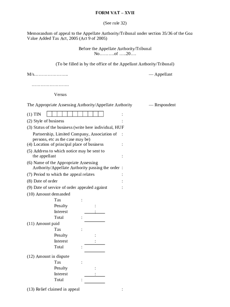 VATXVII Doc Template | pdfFiller