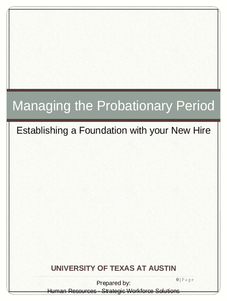 Probationary Period New Hire: Here's What You Should Know Doc Template ...