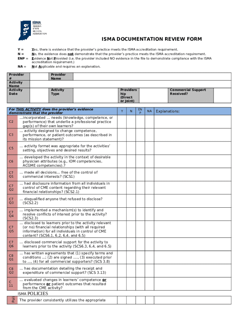Evaluation -All Standards PDF - Accreditation Council ... Doc Template ...