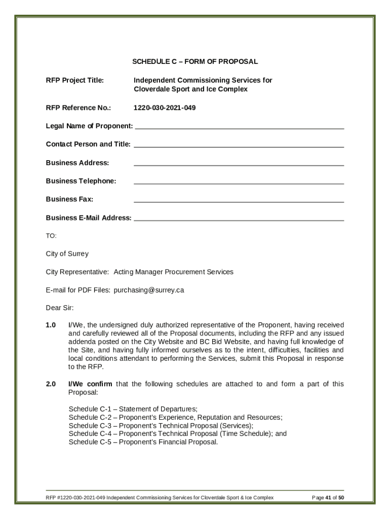 Instructions Schedule C, Income, Loans, & Business Positions ... Doc ...