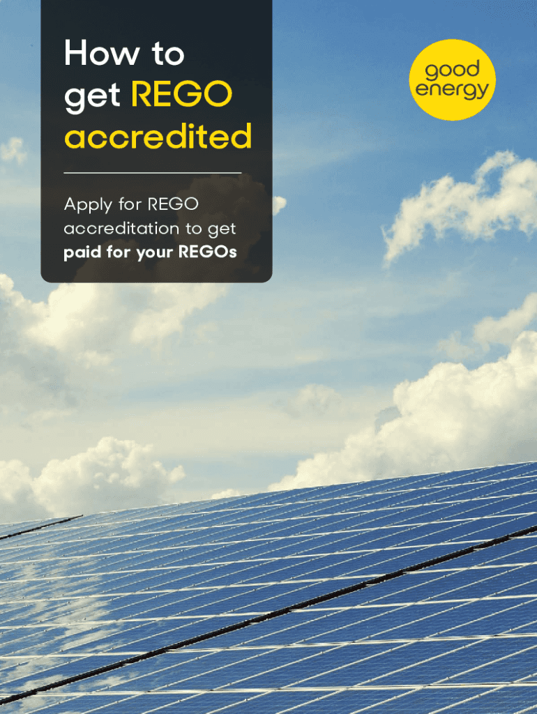 Fillable Online What is a REGO certificate? The Complete Guide - The ...