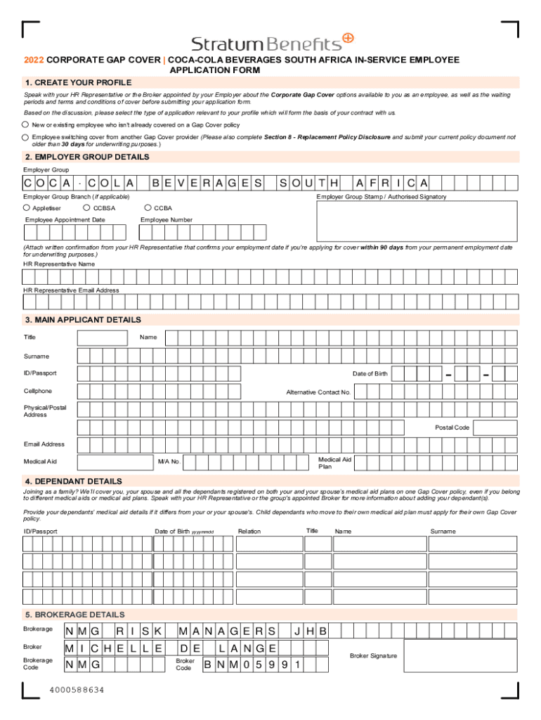 Fillable Online 2022 CCBSA In-Service Employee Application Form.pdf Fax ...