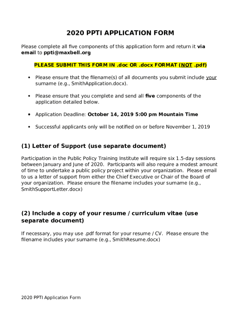 Application--MSF-2019-2020 ... - Minerva Scholarship Fund Doc Template ...