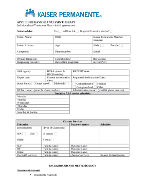 Applied Behavior Analysis Therapy. In order for a member to be authorized for ABA therapy, a ...