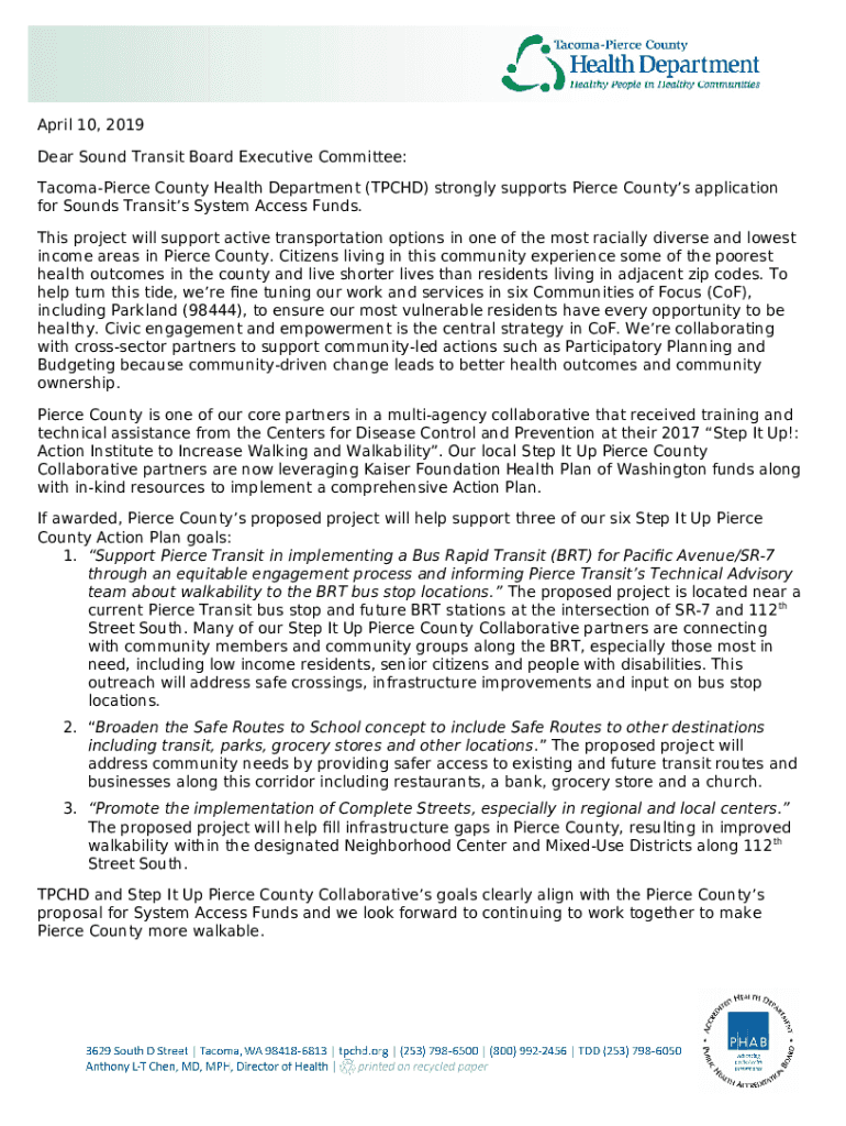 Sound Transit Board approves funding for Pierce County ... Doc Template ...