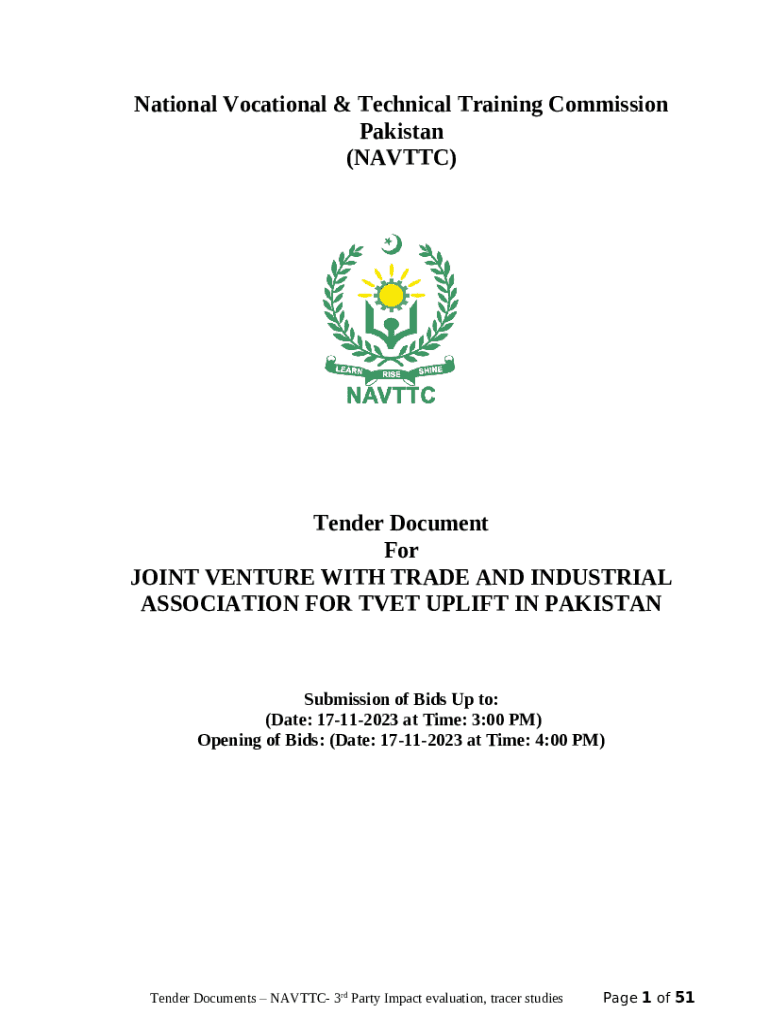 joint venture with trade and industrial association for tvet ... Doc Template | pdfFiller