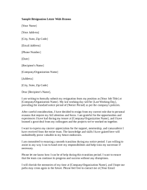 sample-resignation-letter-with-reason.doc Doc Template | pdfFiller