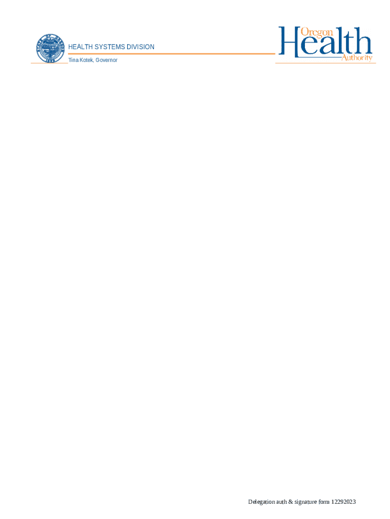 Delegation Authorization and Signature Doc Template | pdfFiller