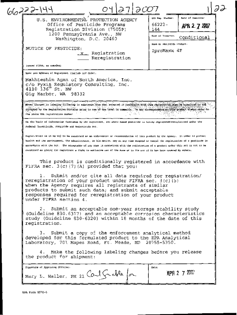 Fillable Online U.S. EPA, Pesticide Product Label, NEVADO 4F, 04/27 ...