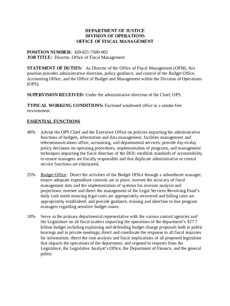 CalCareers. Staff Services Manager II - LEAP Exam - CA.gov Doc Template | pdfFiller