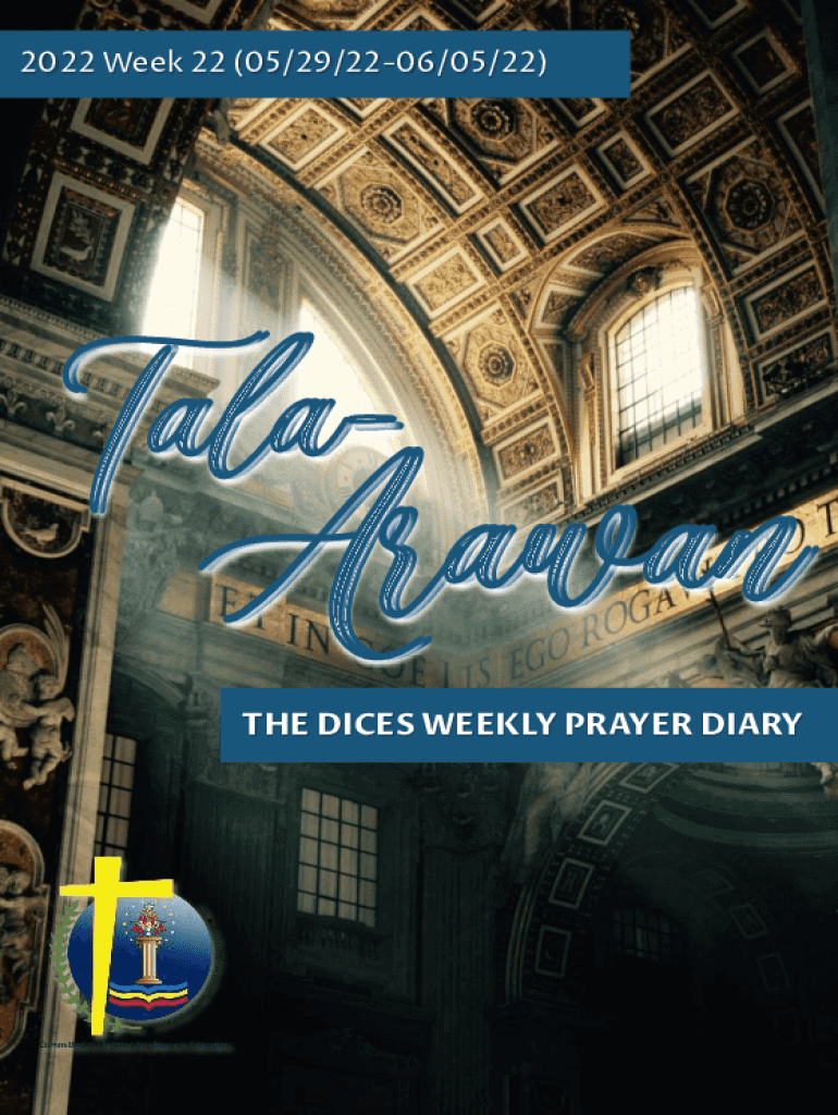 Fillable Online TALA-ARAWAN: The DICES Weekly Prayer Diary Fax Email ...