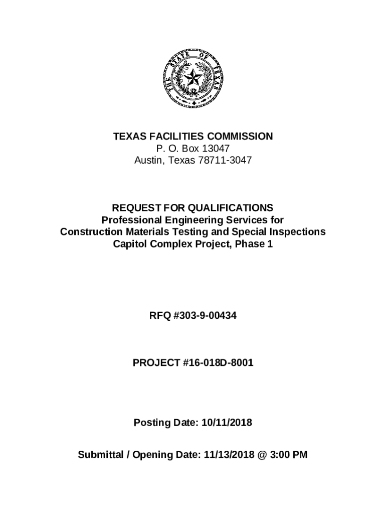 Owner's Project Requirements Texas Facilities Commission Doc Template ...